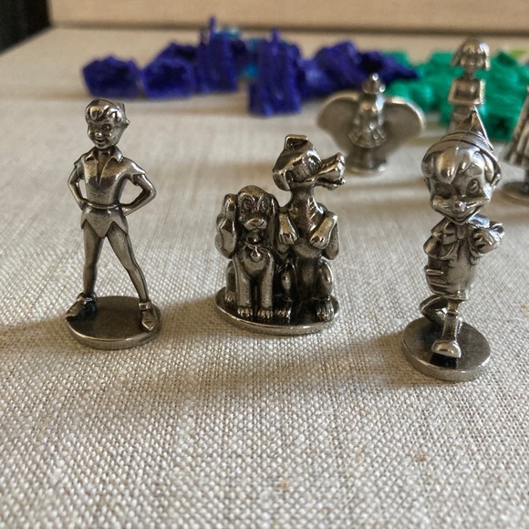 Monopoly | Toys | 7 Disney Monopoly Pieces Tokens Pewter Castles ...